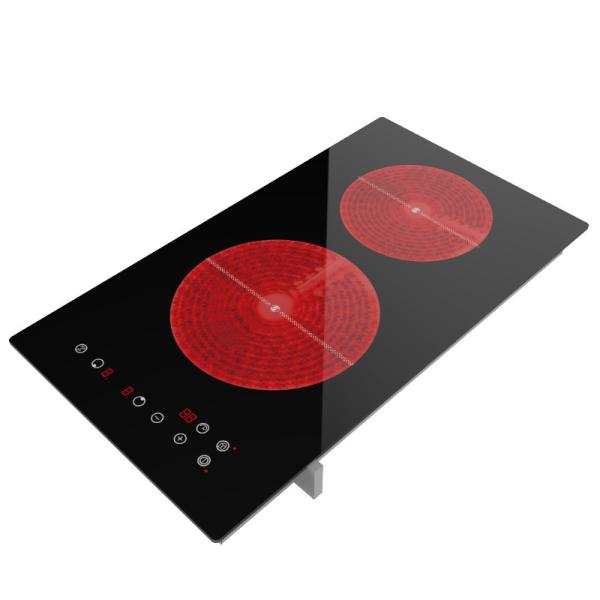 Quality Waterproof Ceramic Hob Stove , Double Hot Plate Electric Stove 3000W for sale