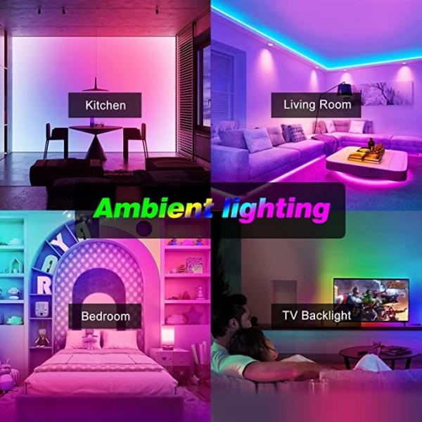 Quality WiFi Flexible LED Strip Light Remote Control Intelligent Light Band IP67 for sale