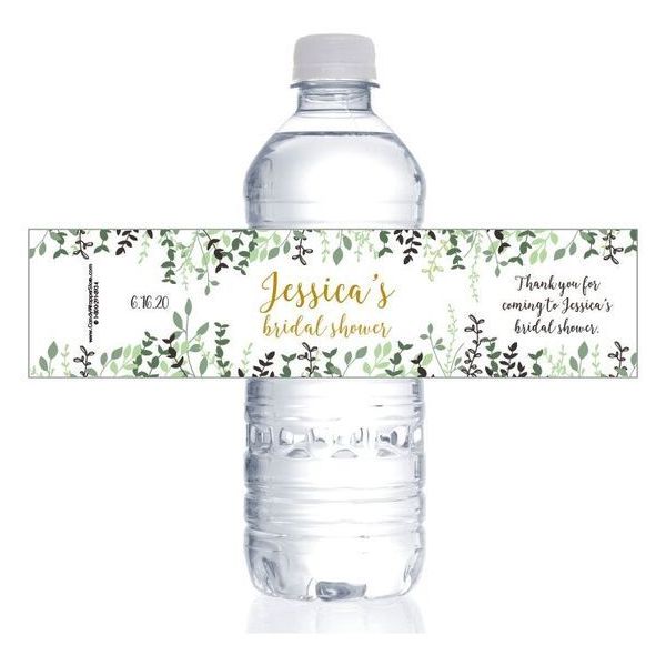 Quality Personalised Professional Printing Packaging Mineral Water Bottle Labels Juice Soda Waterproof Water Bottle Labels for sale