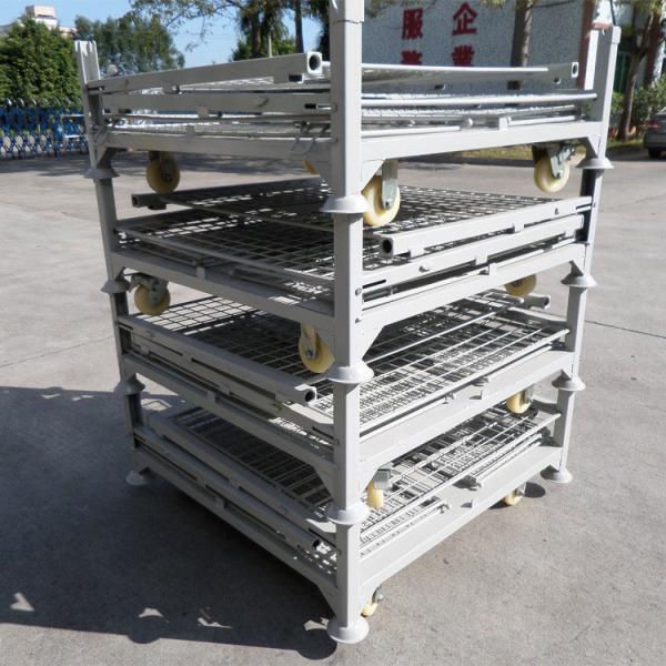 Quality Customized Steel Logistics Cage Fodable Turnover Cage Galvanized for sale