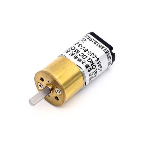 Quality ASLONG JGA16-030 15.5mm 6V 26-800RPM DC Brushed Reduction Motor mini micro metal gear motor with dc motor gear for sale