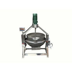 Quality Stainless Steel Tilting Syrup Cooker Jacketed Candy Kettle Optional Food Machine for sale