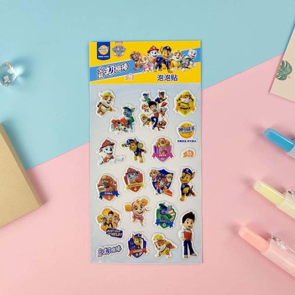 Quality Cartoon Characters Red Bubble Stickers Plastic For Children Reward for sale