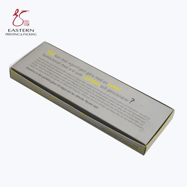 Quality Lid And Bottom 30mm Thick Printed Cardboard Boxes With Paper Insert for sale