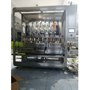 Quality Detergent Hand Wash Shampoo Filling Machine Multi Head 8 Nozzle 50BPM for sale