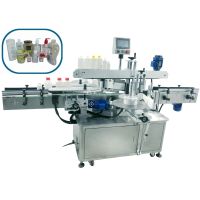 Quality OEM 6D Two Sides Front Back Labeler Tin Can Labeling Machine for sale