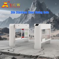 Quality HCW Low Noise Stainless Steel Turnstiles Swing Gate IP68 With Shock Absorber for sale