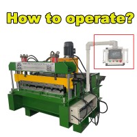 Quality Crimping Roof Sheet Roll Forming Machine Automatic / Manual Type for sale