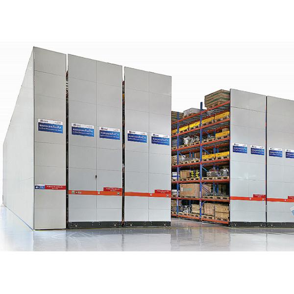 Quality Beverage Industry Galvanised Pallet Racking Motorized Movable Storage Racks for sale