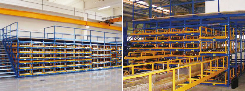 Roll Out Cassette (Honeycomb )Long Products Racking System