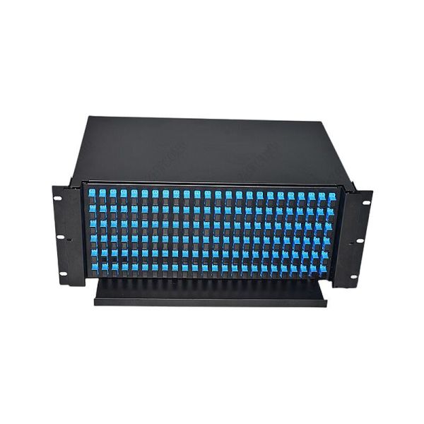 Quality Indoor Optical Fiber Distribution 144core 19 Rack Mount Fiber Patch Panel for sale