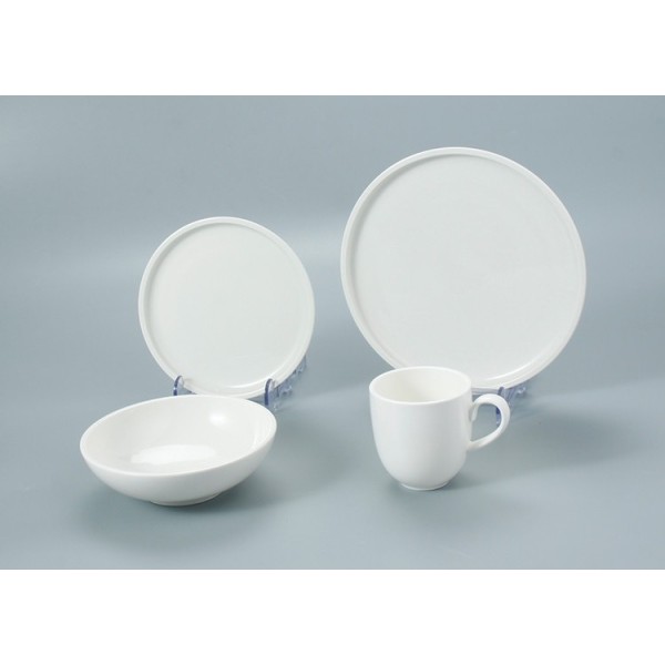 Quality PA Series Ceramic White 12pc Dinner Set OEM ODM for sale