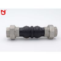 Quality Union Type Flexible Rubber Expansion Joints Black Color  Equal Shape Nylon Cord Fabrics for sale