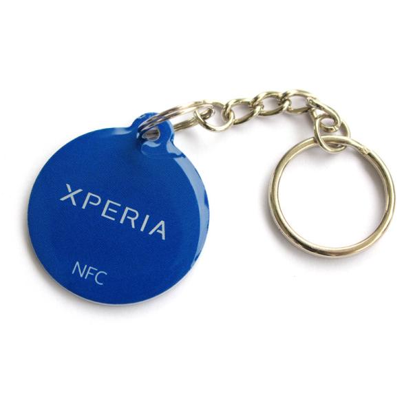 Quality Water Proof 13.56MHz Programmable Crystal Nfc Sticker Tag Keyfob Smart Phone for sale
