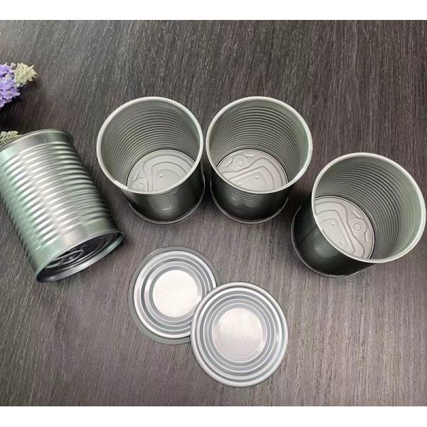 Bean Nut Tin Can - SGS Large Round Tin Containers 700ml Metal Cans For ...