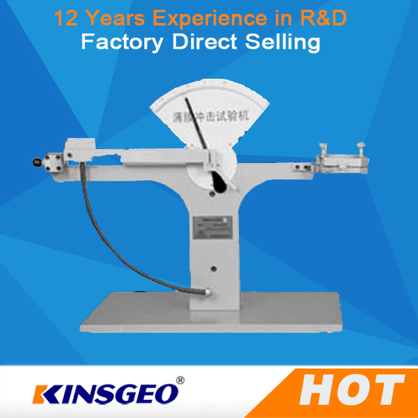 Quality 2.5m/s Impact speed Film Impact Tester , Drop Dart Impact Tester With DC Solenoid Control for sale