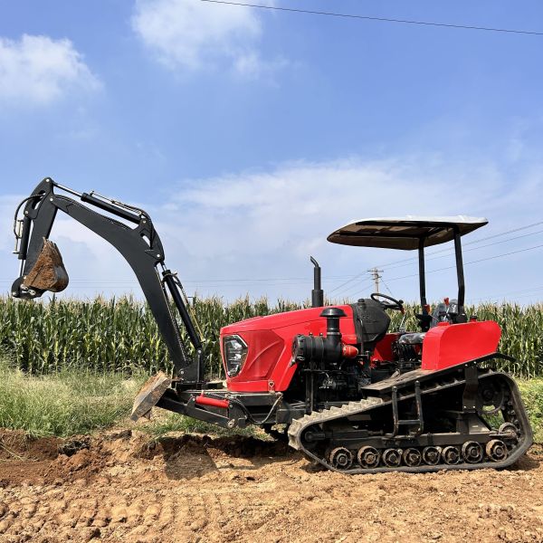 Quality Farming 80HP Crawler Tractor Loader Various Agricultural Tools for sale