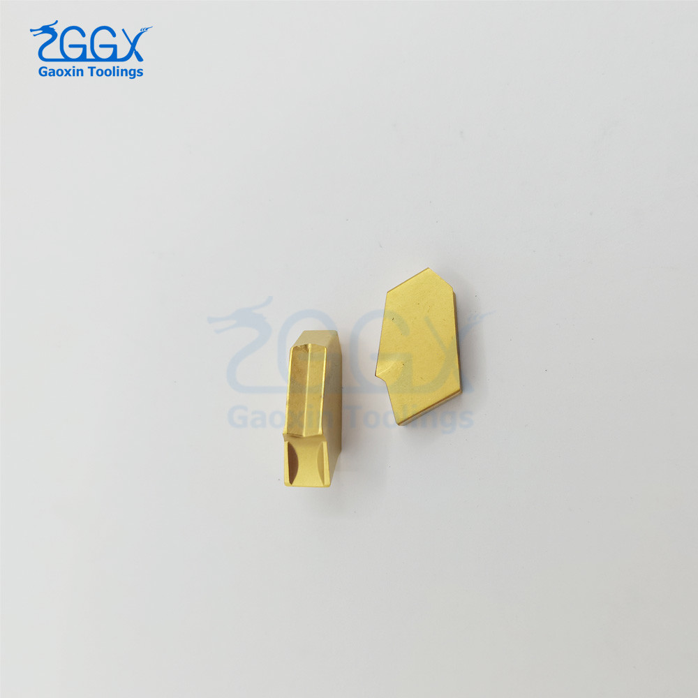 Quality Golden CNC Lathe Parting And Grooving Inserts for sale