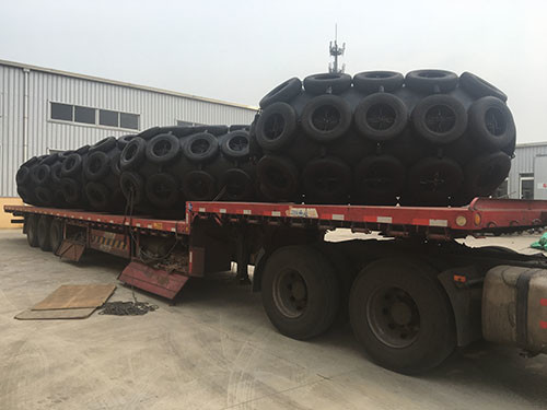 Quality Pneumatic Rubber Fender Is Delivered To The Shipyard Yokohama Pneumatic Fender for sale