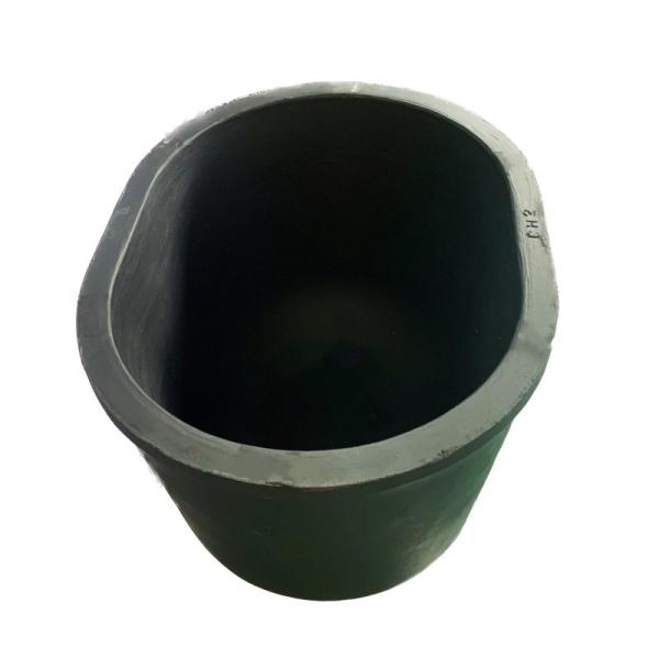 Quality Carbon Bonded Silicon Carbide Crucible , Black Graphite Clay Crucible for sale