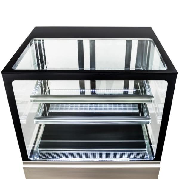 Quality Stainless Steel Base Refrigerated Bakery Display cupcake Case for sale