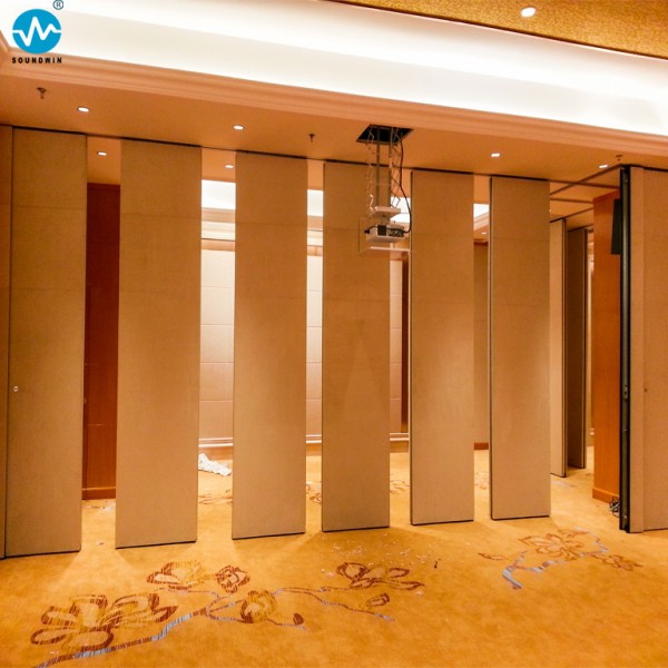 Quality Sliding Walls Operable Acoustic Partition Screen For Hotel Restaurants for sale