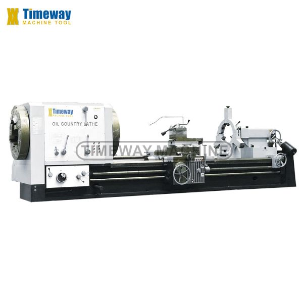 Quality Construction Works Q-520 Oil Country Lathe/ Pipe Threading Torno with 755mm Bed for sale
