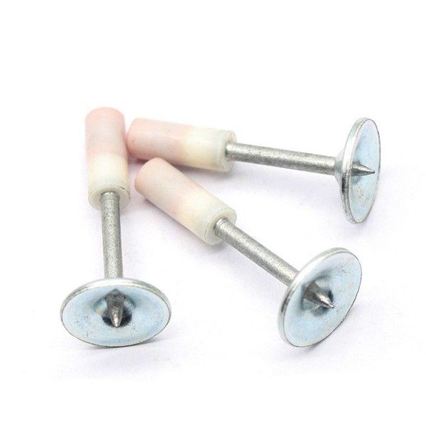 Quality 7.3mm Head Diameter Steel and Plastic Integrated Ceiling Nails for Ceiling for sale