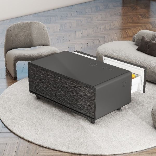 Quality Smart Coffee Table with Built-in Refrigerator Speaker and LED Light 2024 Primst for sale