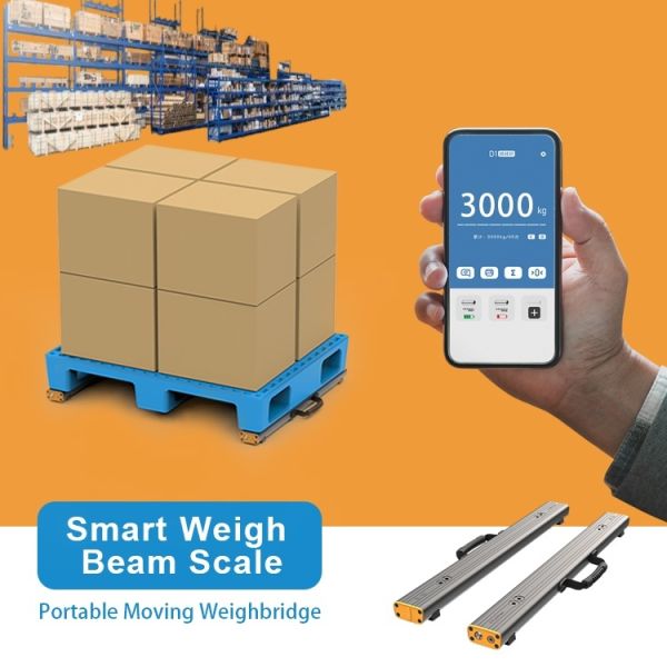 Quality Bluetooth Portable Pallet Beam Scale with 3.7v2500mAh Battery and 1% Composite for sale