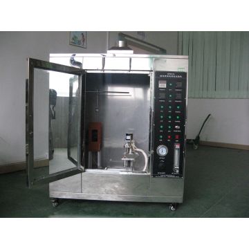 Quality Conveyor Vertical Fire Testing Machine / Flammability Test Chamber ISO340 for sale