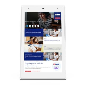 Quality 8 Inch Vertical Android 8.1 Quad Core Tablet Desktop Digital Signage for sale