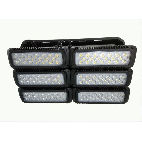 Quality 900 Watts High Power LED Stadium Lights , IP65 155lm/w LED Modular Dimmable Outdoor Flood Lights for sale