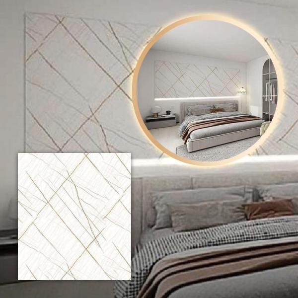 Quality Glossy/Matt PVC Marble Sheet For Interior Decoration for sale