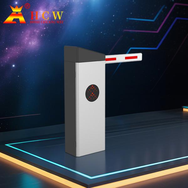 Quality Intelligent Vehicle Park Barrier Machine , Remote Control Car Parking Pole Turnstile Gate for sale