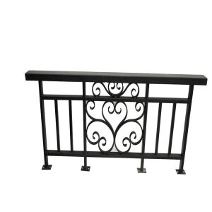 Quality Customized Protective Aluminum Rail For Balustrades Handrails In Modern Black for sale