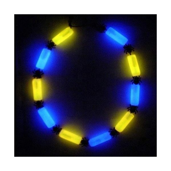 Quality Festive Glow Beads Necklace Assorted Colors for Christmas Decorations 10pcs Contents for sale