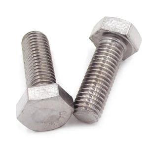 Quality grade 4.8 Stainless Steel Stock DIN 933 DIN 931 Hex Hexagon Head Bolt for sale