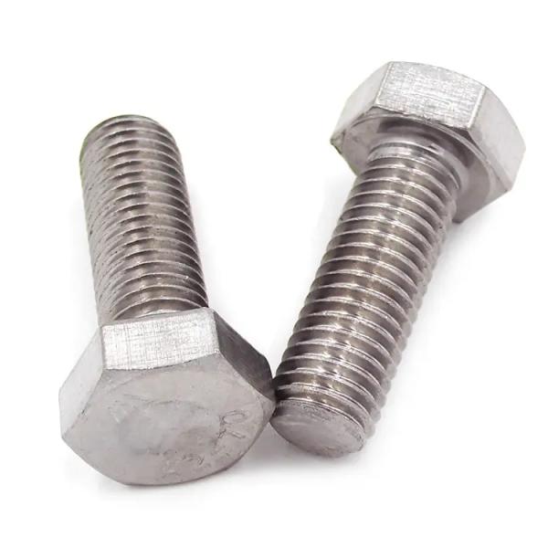 Quality grade 4.8 Stainless Steel Stock DIN 933 DIN 931 Hex Hexagon Head Bolt for sale