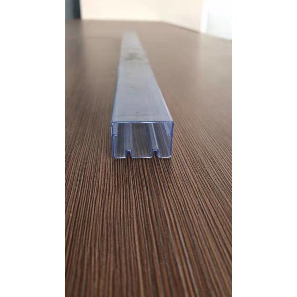 Quality High Level Ic Plastic Packaging Tube , SGS Hard Plastic Tube Rectangular for sale