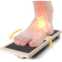 Quality Balance Board Training Non-Slip Wood Wobble Board for Ankle Strengthener for sale