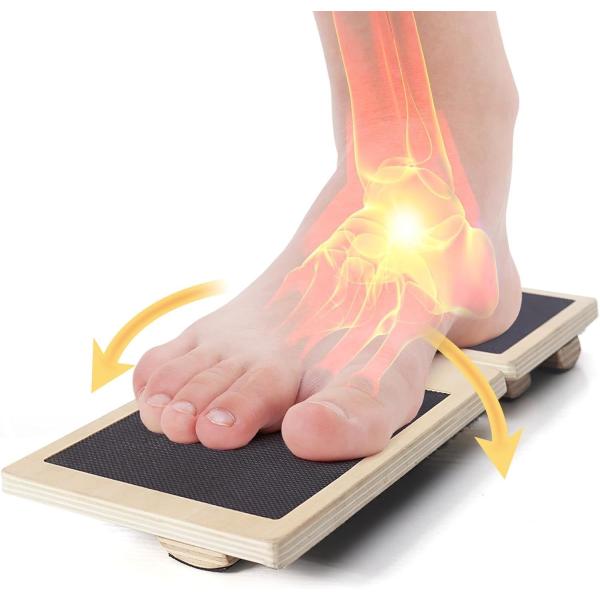 Quality Balance Board Training Non-Slip Wood Wobble Board for Ankle Strengthener Exerciser for sale