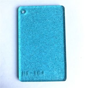 Quality Light Blue Clear Acrylic Glitter 36 X 36 Acrylic Sheet For Kitchens 1.2g/Cm3 for sale