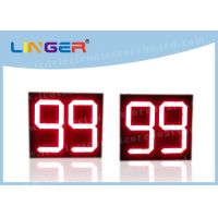 Quality 20 Inch Red Color LED Countdown Timer For Basketball Scoreboard Easy Install for sale