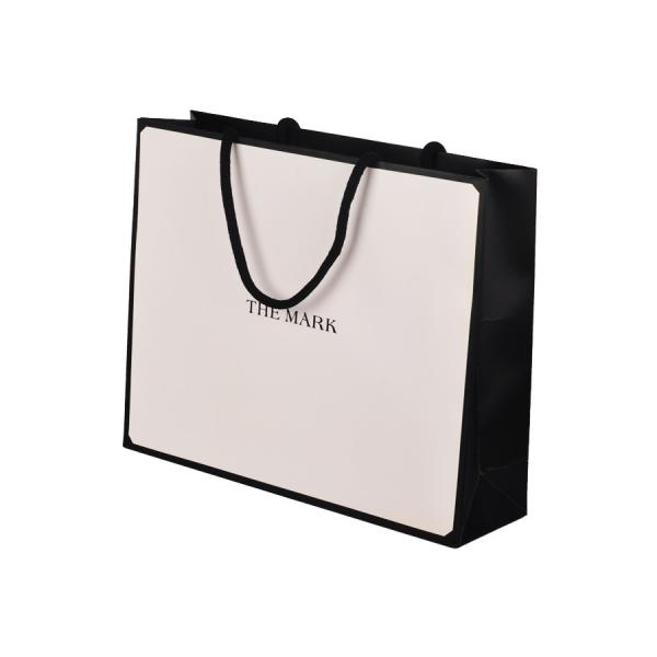 Quality Reusable Paper Packaging Bags 190gsm Artpaper SBS Paper Material for sale