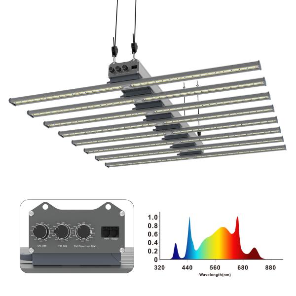 Quality UV IR Hydroponic LED Grow Lights Full Spectrum Light Strips for sale