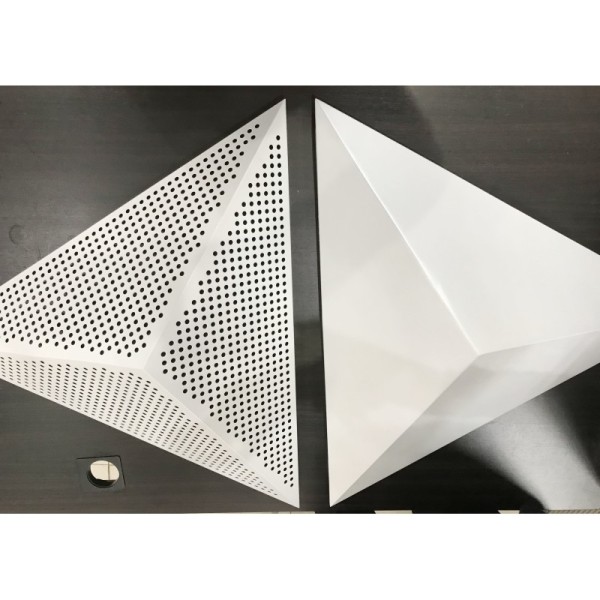 Quality Perforated 3D Snap Clip in Ceiling System for Acoustic Sound Absorbing Wall for sale