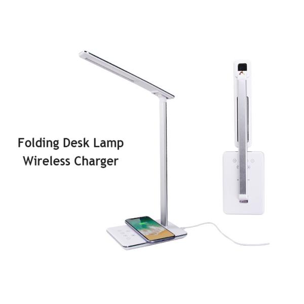 Quality Eye Caring Foldable Desklamp 10W QI Wireless Charging Pad for sale
