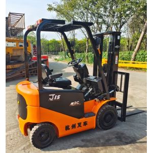 Quality Hangcha J15 Technology 1.5 Ton Electric Forklift Truck with Lithium Battery Used for sale
