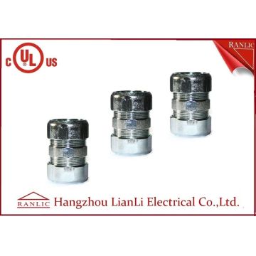 Quality Steel IMC 3/4 Compression Coupling Rigid Conduit Adaptor Electro Galvanized for sale